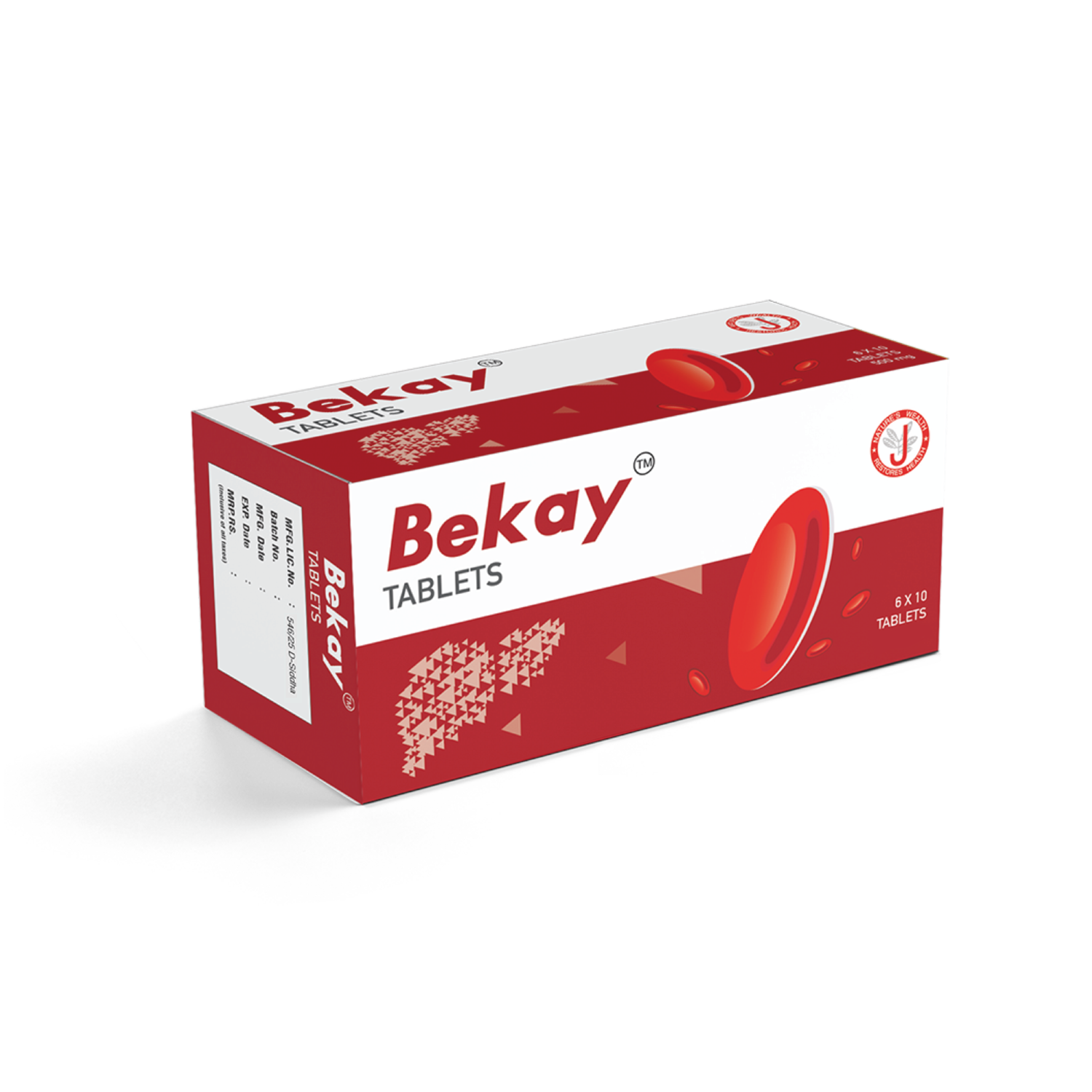 Bekay Tablets 60 No's It Improves Hemoglobin Levels – Caredura Store